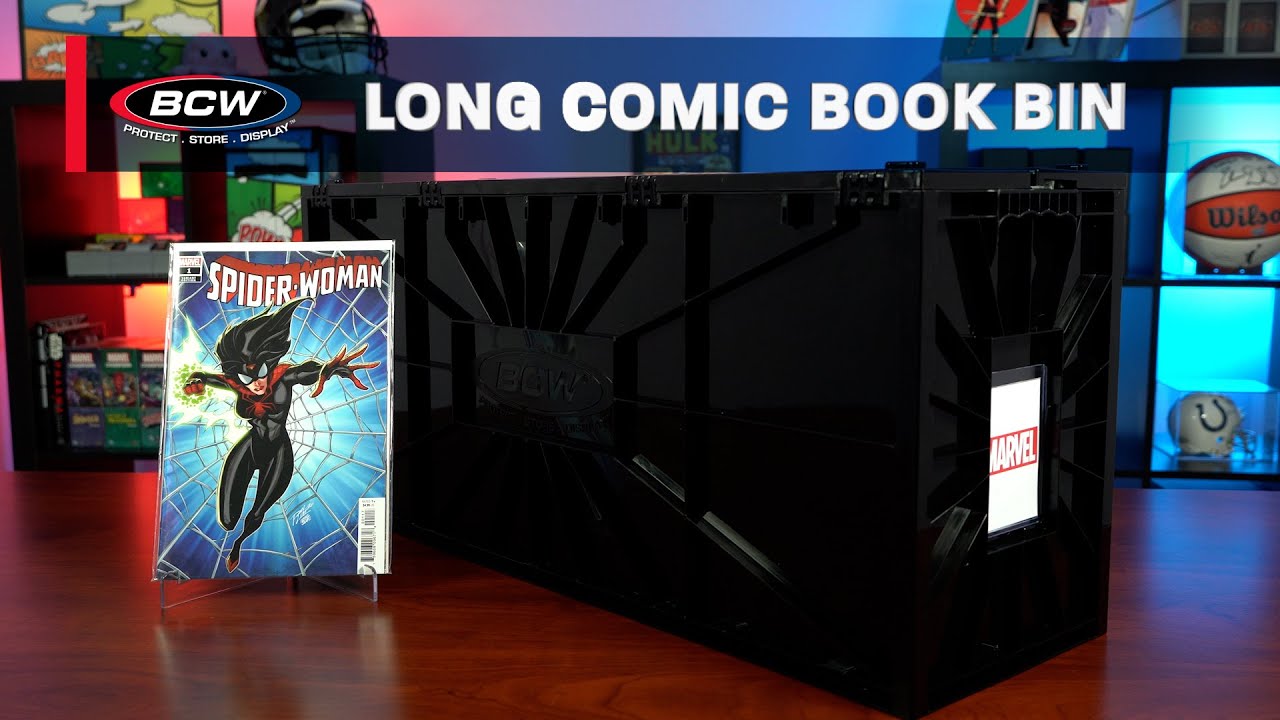 Long Comic Book Bin - YouTube