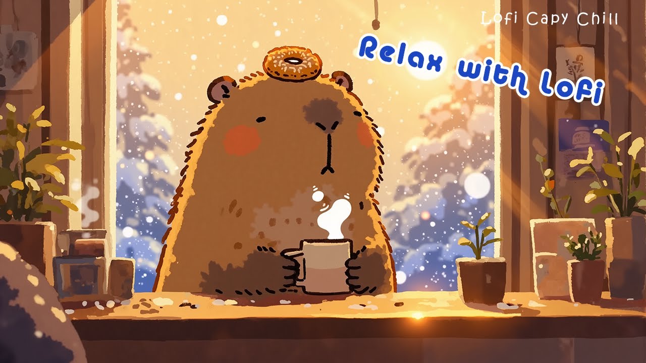 Relax with Lofi🌿 Relax With My Capybara For 3 Hour🐾 [Chill Lofi Beats ...