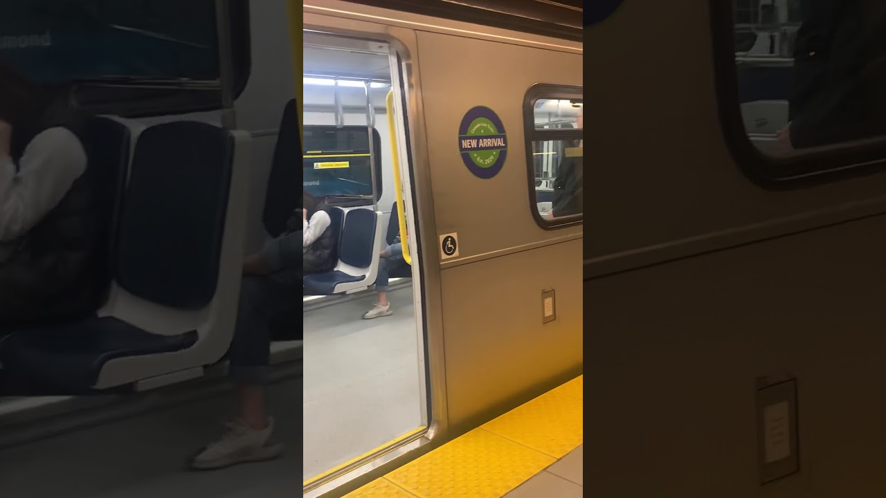 New Canada Line SkyTrain cars at Bridgeport station - YouTube