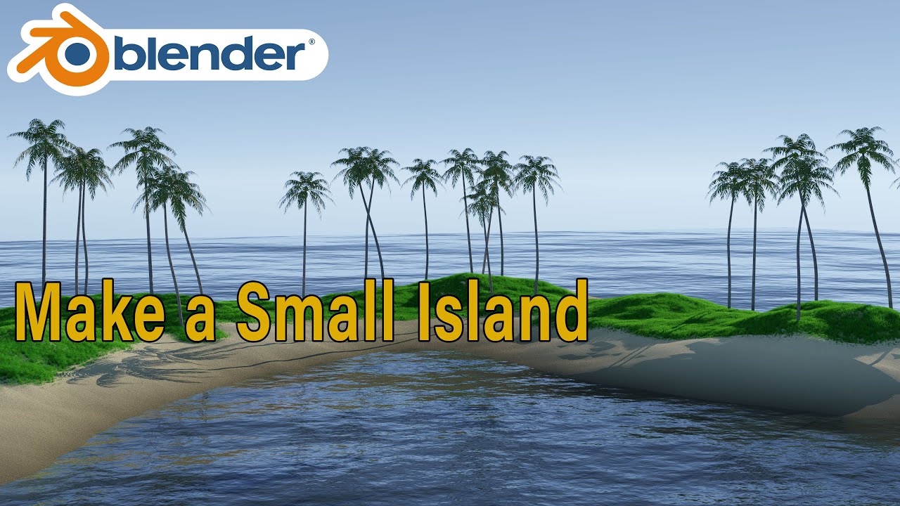 Tutorial : Make a Small Island in Blender - YouTube