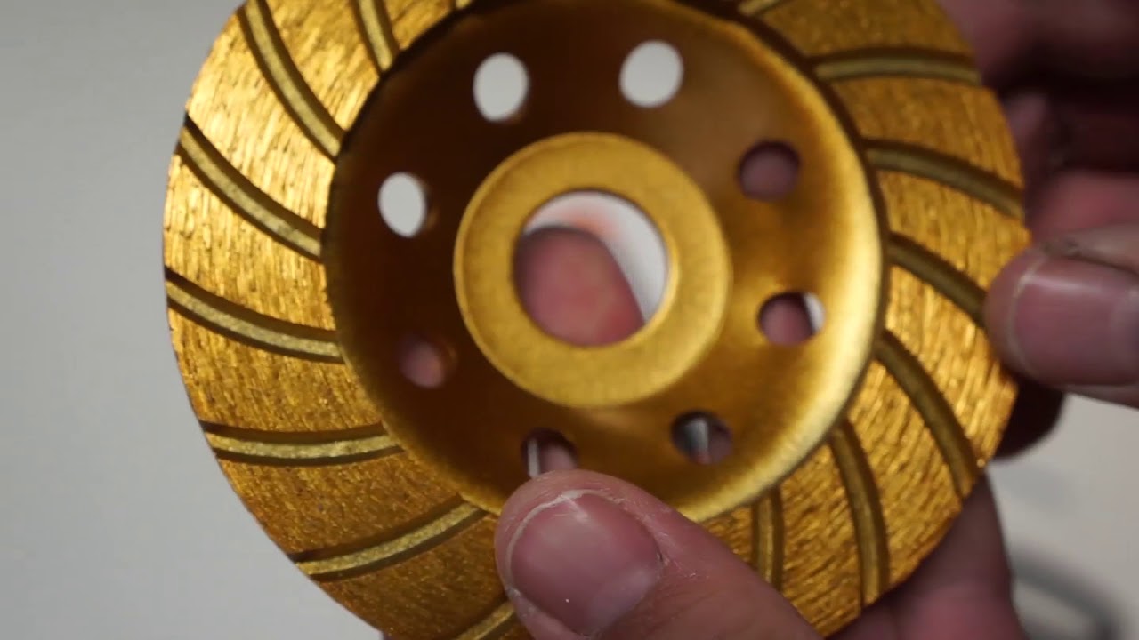 Kseibi Concrete Grinding Wheel - YouTube