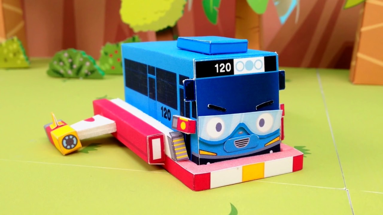 Tayo the planet of dinosaur l Paper Play Tayo #2 l New friend Dindin l ...