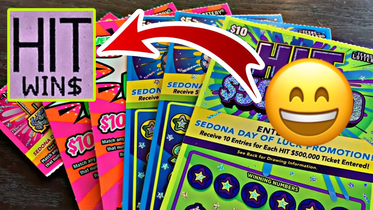 HIT BABY! PLAYING THE HIT TEXAS LOTTERY TICKETS! - YouTube