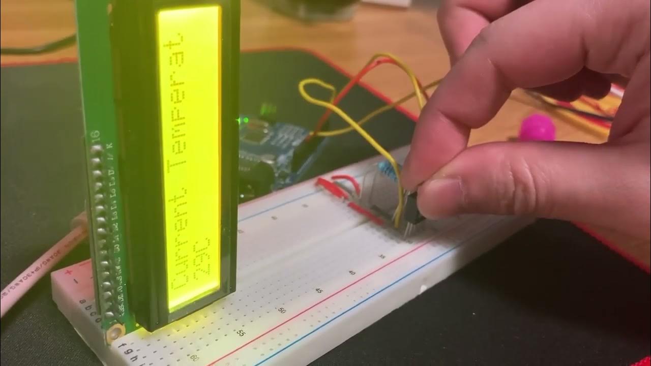 [아두이노] I2C TC74 LCD디스플레이 - YouTube