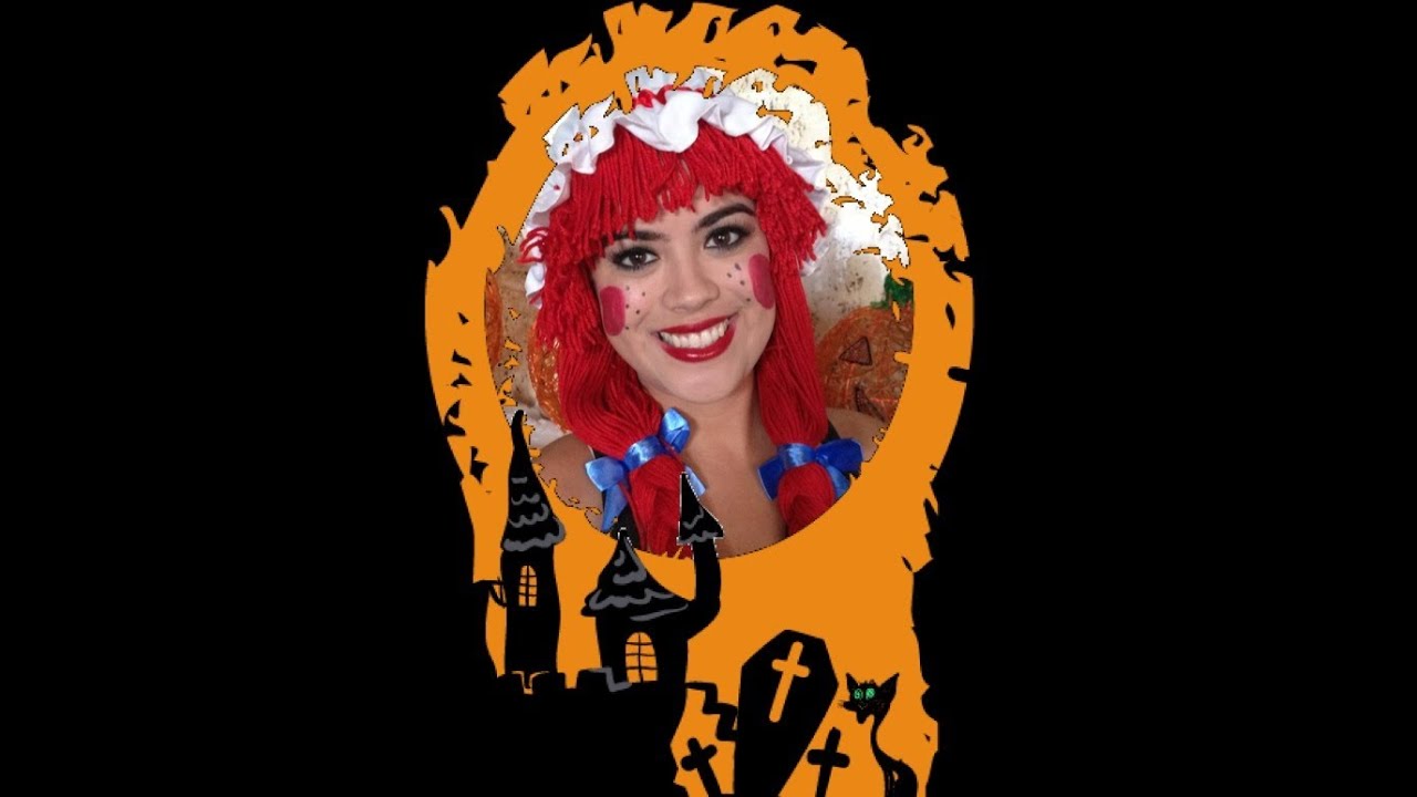 Raggedy Ann Halloween Tutorial - YouTube
