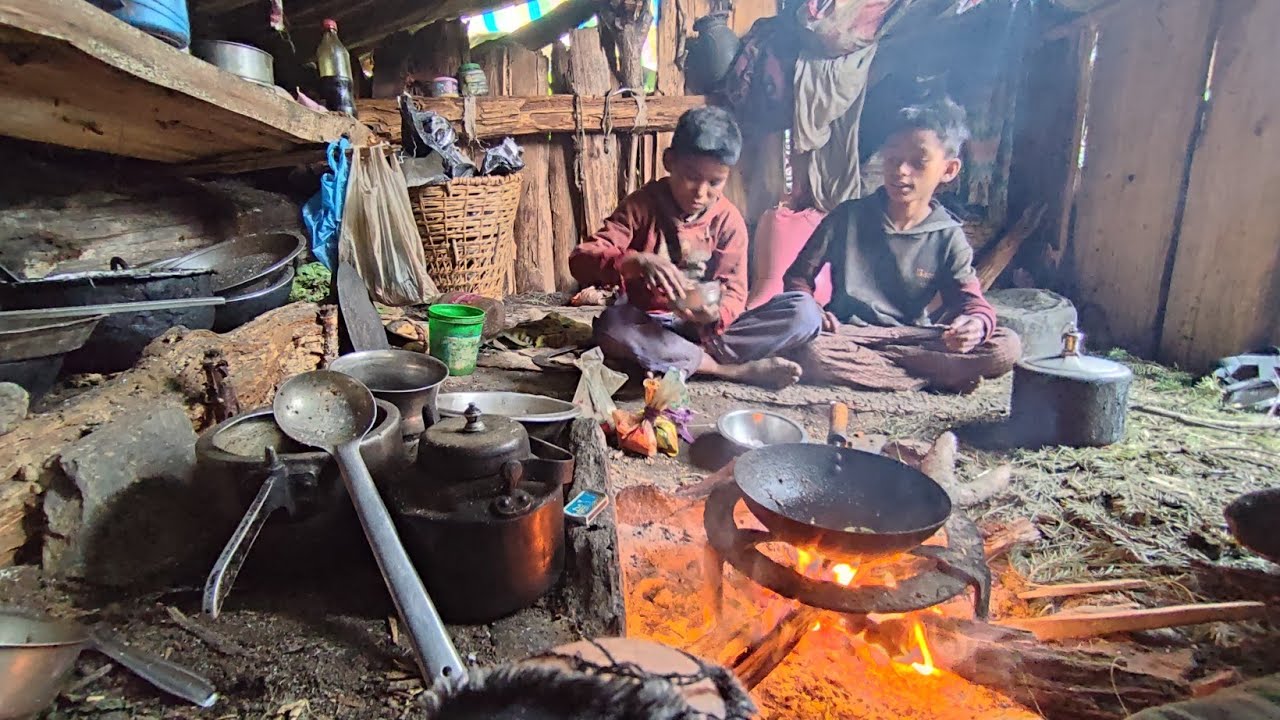 Himalayan Village Food Cooking Nepal || Old Video || 🇳🇵|| Shepherd ...