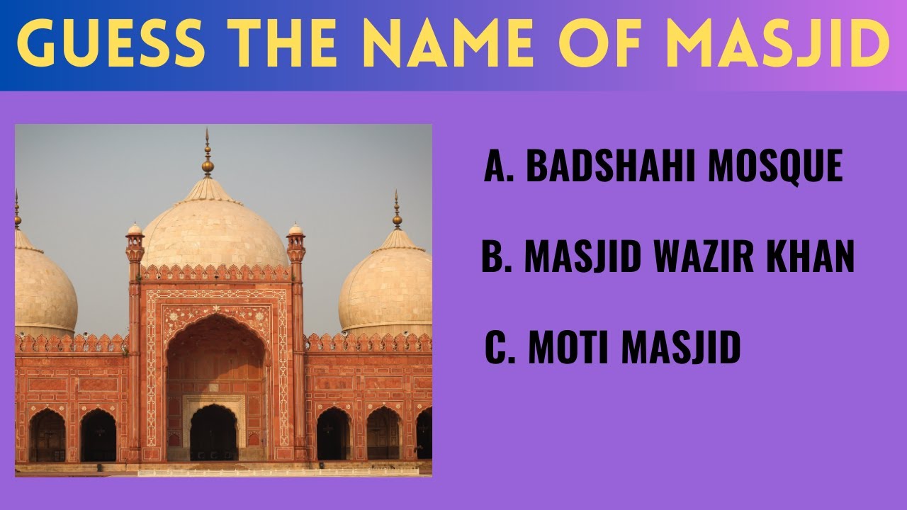 Guess The Mosque Name 🕌 / Beautiful masjid in the world - YouTube