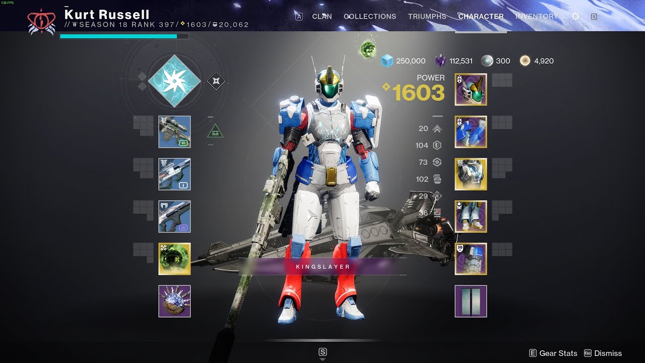 Destiny 2 - Blue Weapons Solo Grandmaster (GM) Nightfall Fallen SABER ...