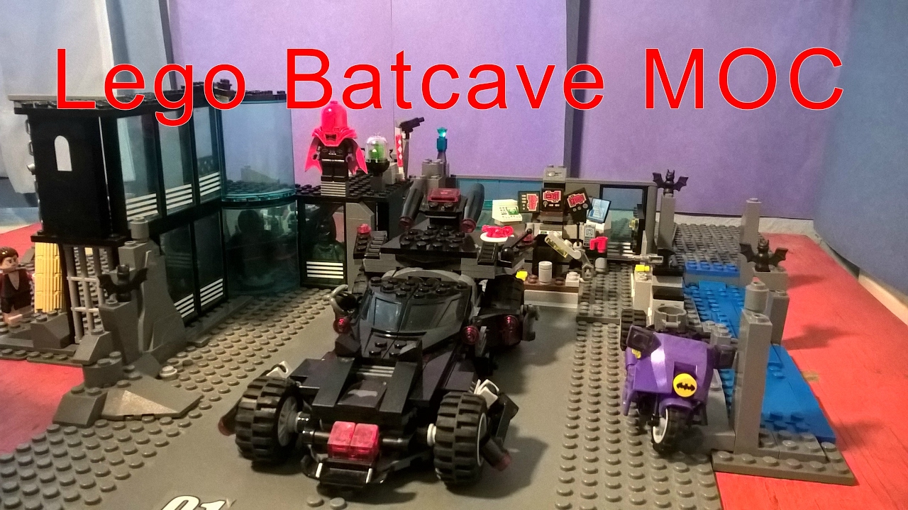 Lego Batman Batcave Moc - Part 2 - YouTube