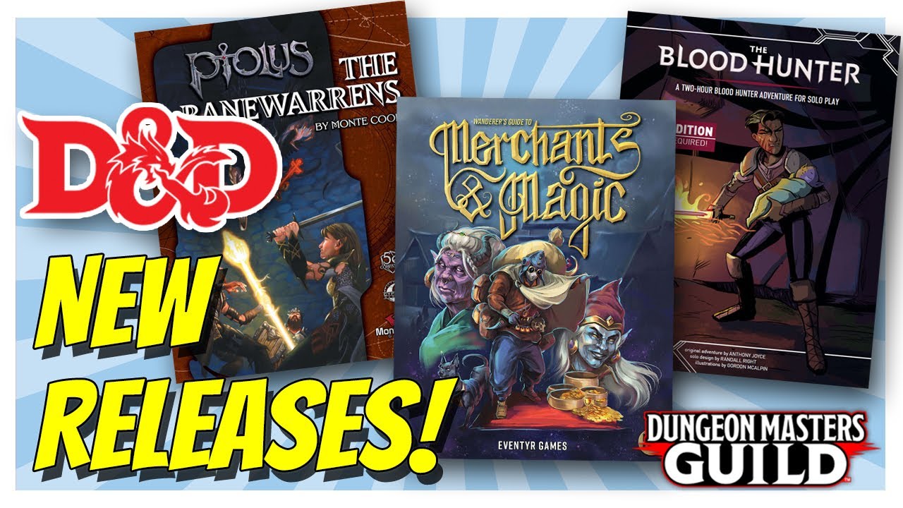 D&D New Releases ep 53 Apr 28-May 4, 2022 Dungeons & Dragons DM's Guild ...