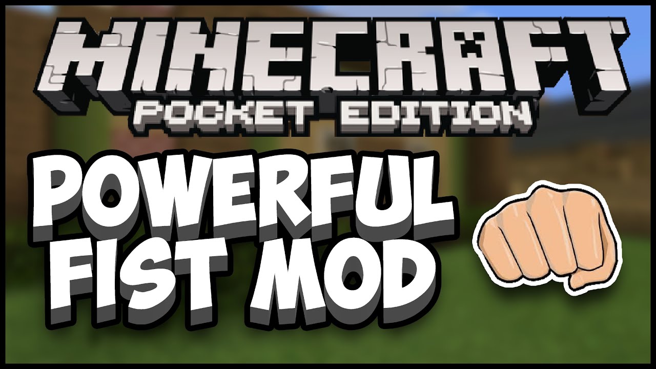 POWERFUL FIST MOD | SHEEPY SCREAM | Minecraft PE - YouTube
