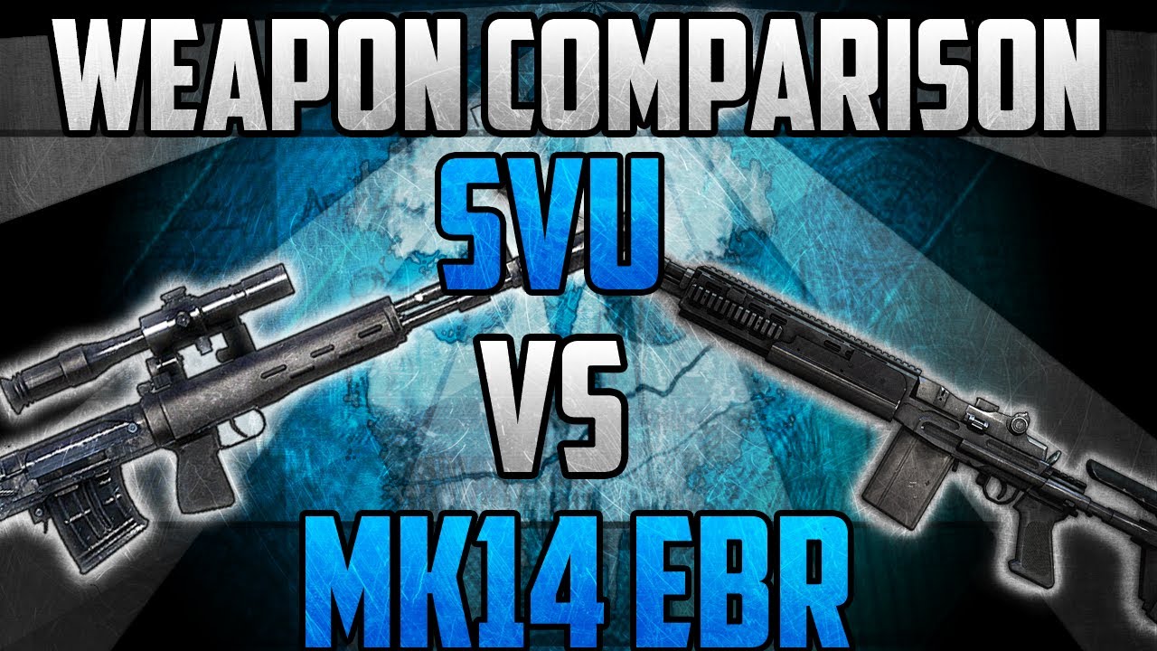 Call of Duty: Ghosts - "MK14 EBR vs SVU" | Best Marksmen Rifle in ...