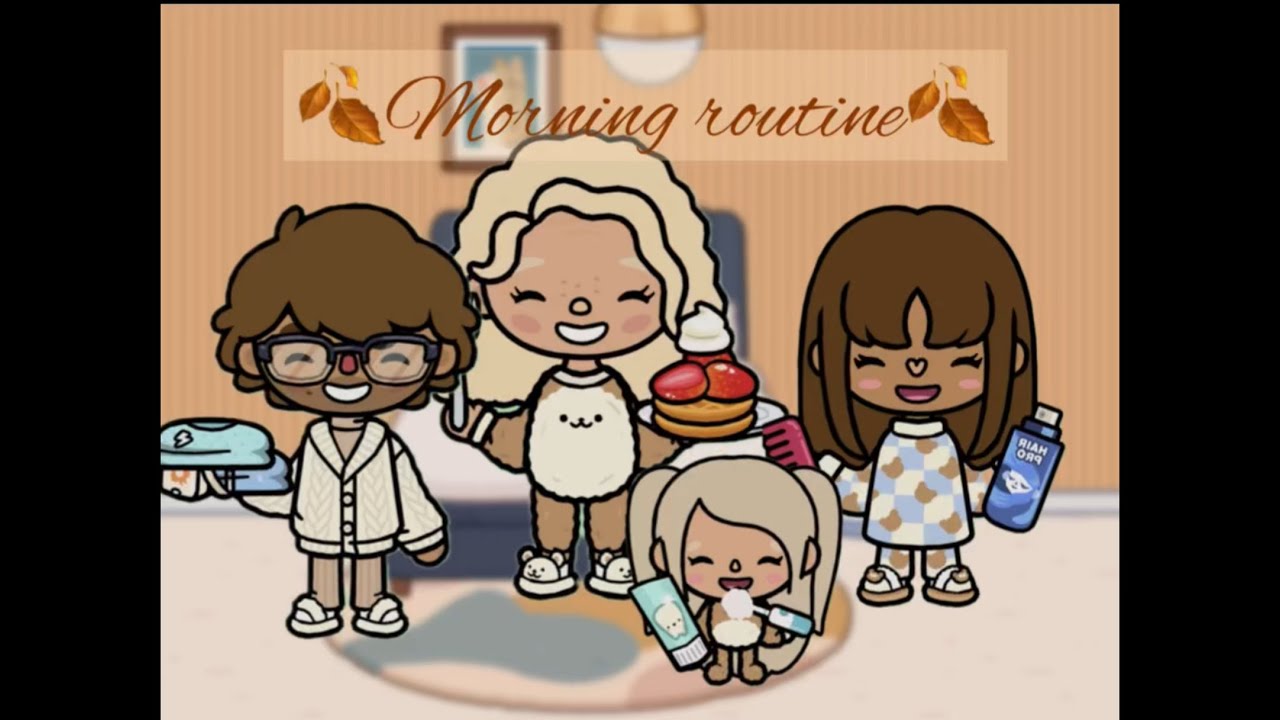 Toca Boca morning routine! *with voice*🍁🍂 - YouTube