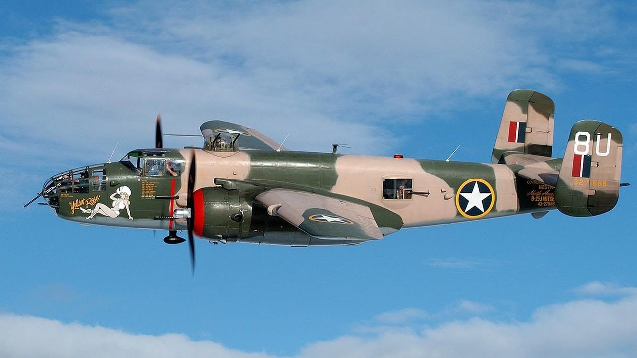 B-25/J Mitchell Bomber "Panchito" - YouTube