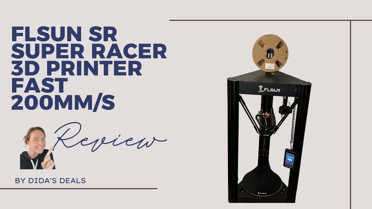 FLSUN SR Super Racer 3D Printer with Auto Leveling Review - YouTube