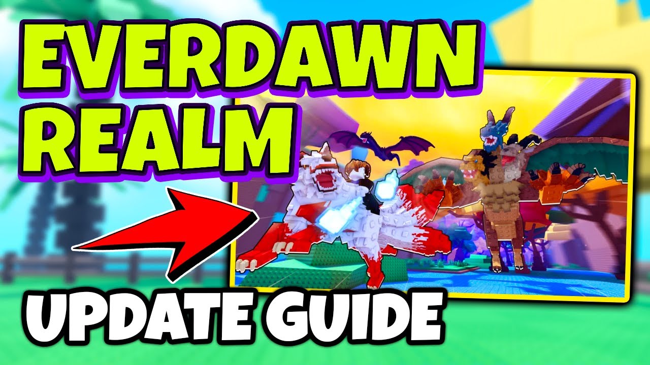 EVERDAWN REALM Update Guide in RAISE ANIMALS Roblox - New Biome, New ...