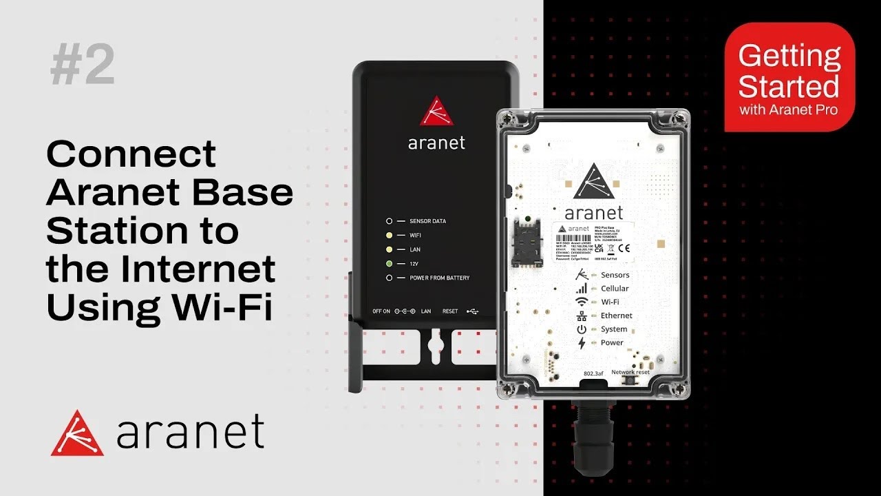 Connect Aranet Base Station to the Internet Using Wi-Fi - YouTube