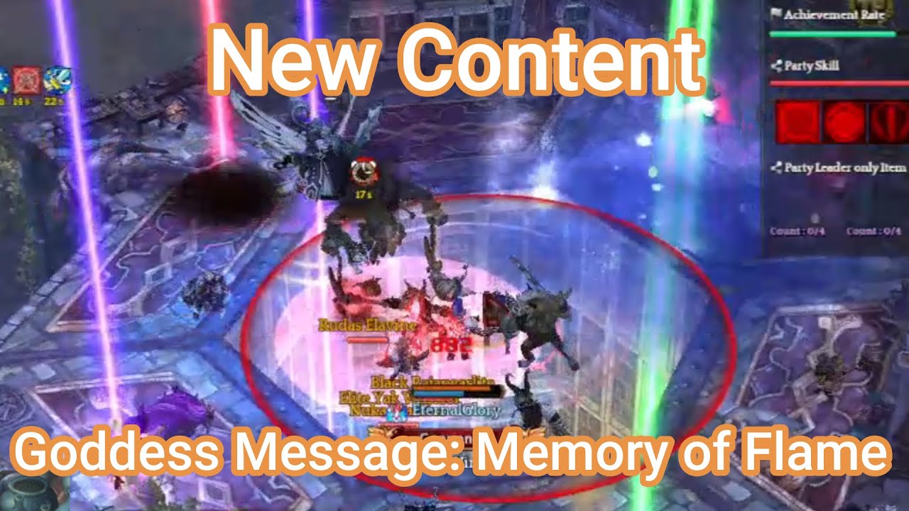 [Tree of Savior] Goddess Message: Memory of Flame Solo (Episode 14 ...