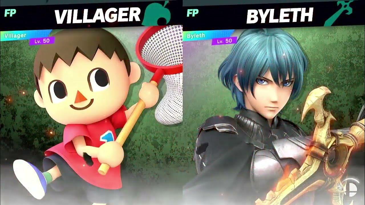 Super Smash Bros Ultimate Amiibo Fights EX Villager vs Byleth - YouTube