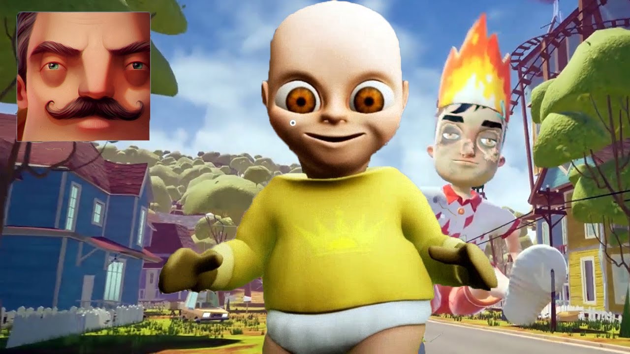 Hello Neighbor - My New Neighbor Baby In Yellow Act 2 Random Gameplay ...