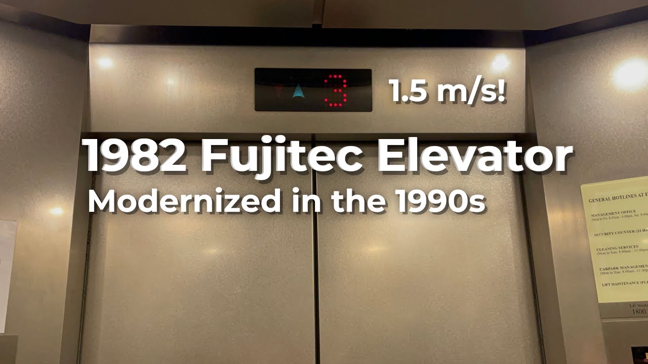 1982 Fujitec Elevator (mod by. Fujitec) at Far East Plaza, Singapore ...