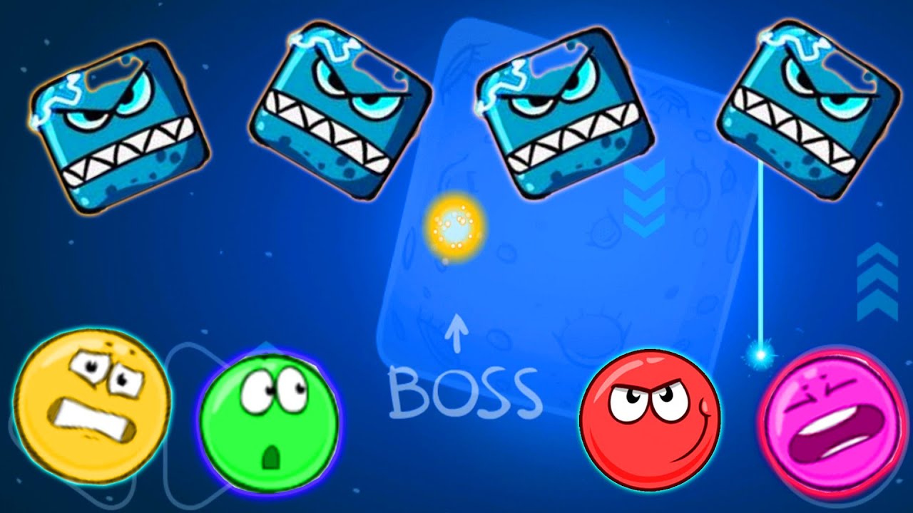 RED BALL 4 - COLOR FUSION RED HERO BALL 4 BOSS BATTLE IN BATTLE FOR THE ...