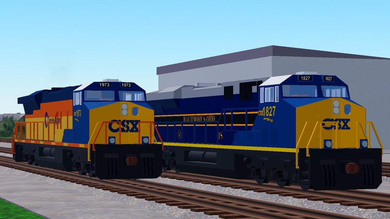 CSX 1827 & 1973 in SRI Terminal ( RO Scale ) - YouTube