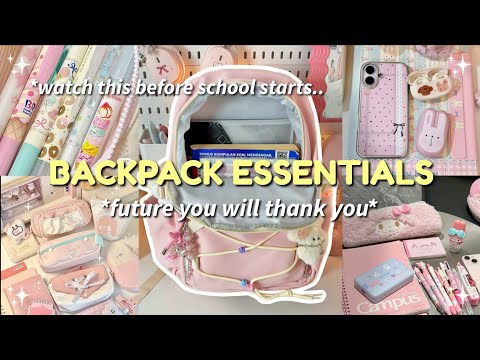 Things Every Girl MUST Have in Her School Bag (Trust Me) 🎒✨