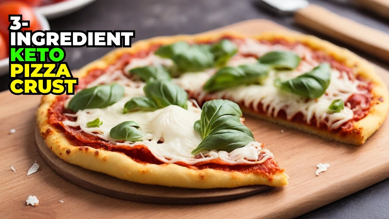 3-Ingredient Keto Pizza Crust | Easy Low-Carb Pizza Base - YouTube