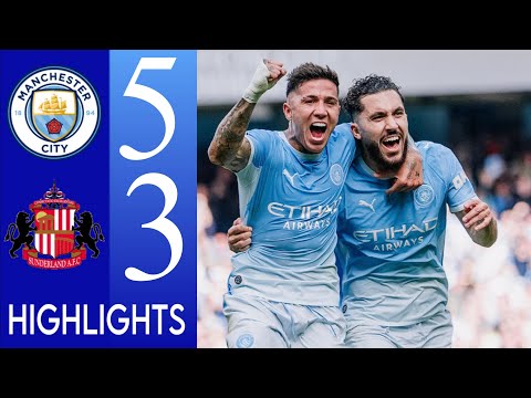 Manchester City vs Sunderland Highlights 5-3 Cherki, Semenyo & Enzo Goals! Premier League Highlights