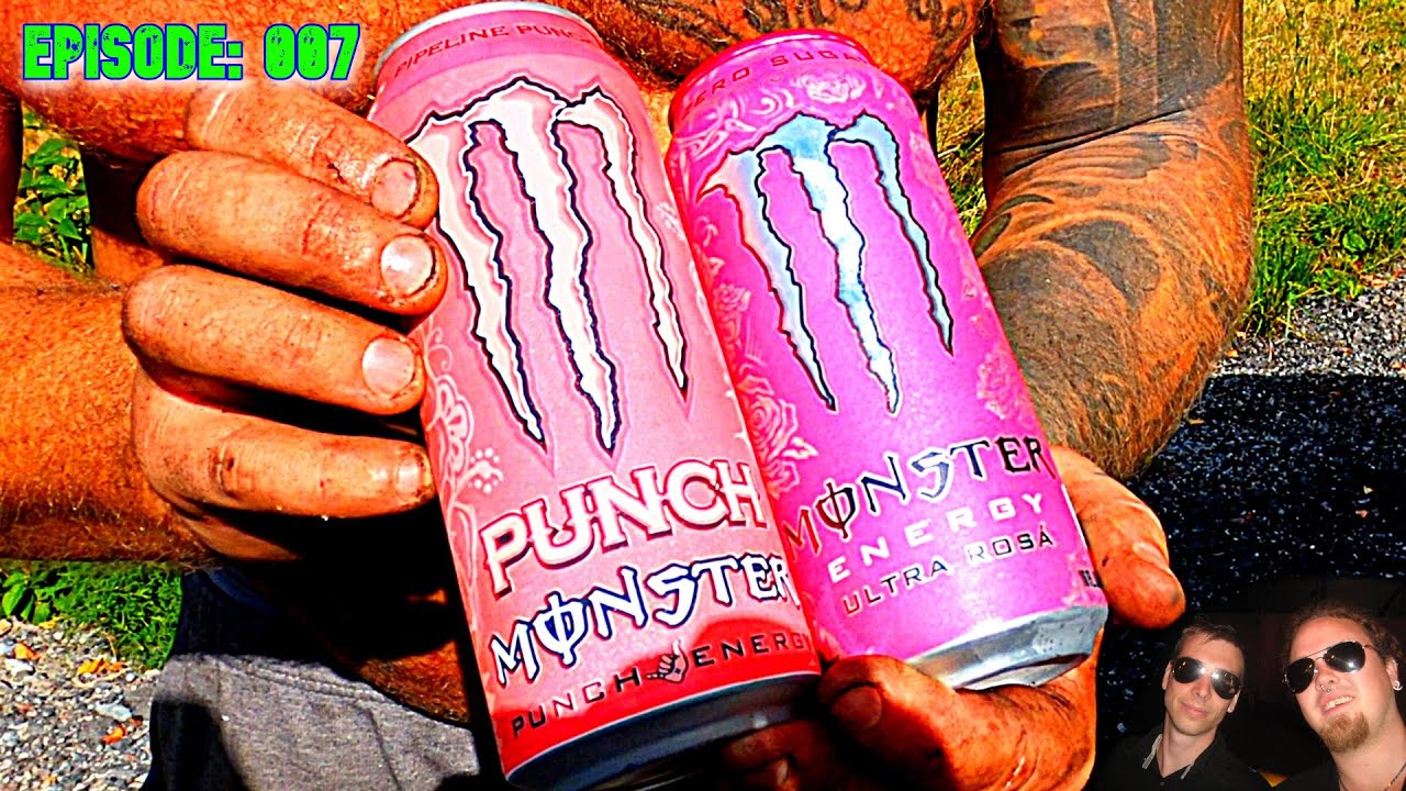 Test: Monster Pipeline Punch & Monster Ultra Rosá. - YouTube