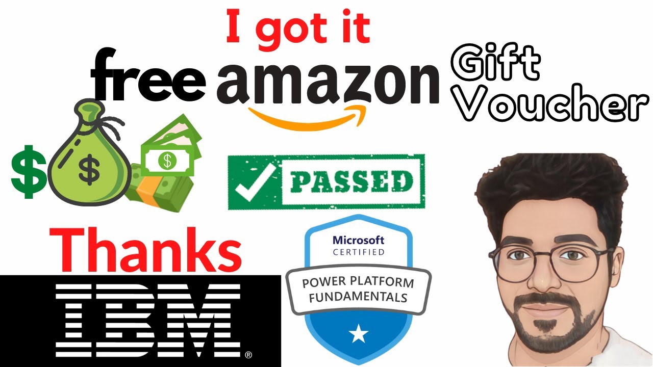 Free Amazon gift voucher || IBM || PL-900 ||Microsoft Cetrtification # ...