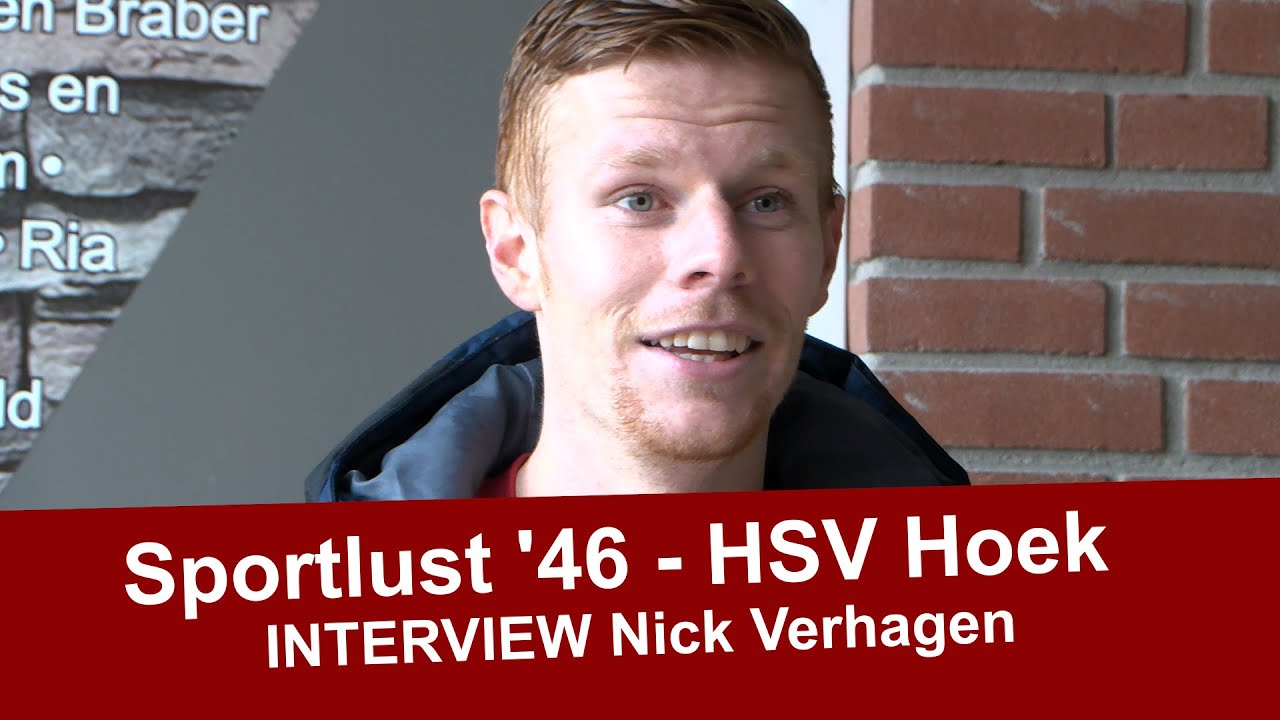 Interview | Nick Verhagen Sportlust '46 - HSV Hoek - YouTube