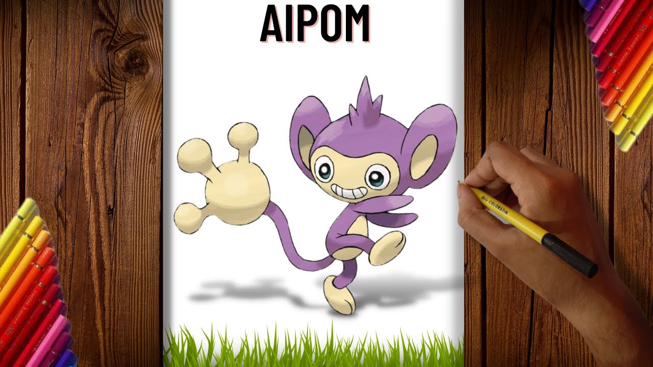 How to Draw Pokemon | Aipom | Step by Step - YouTube