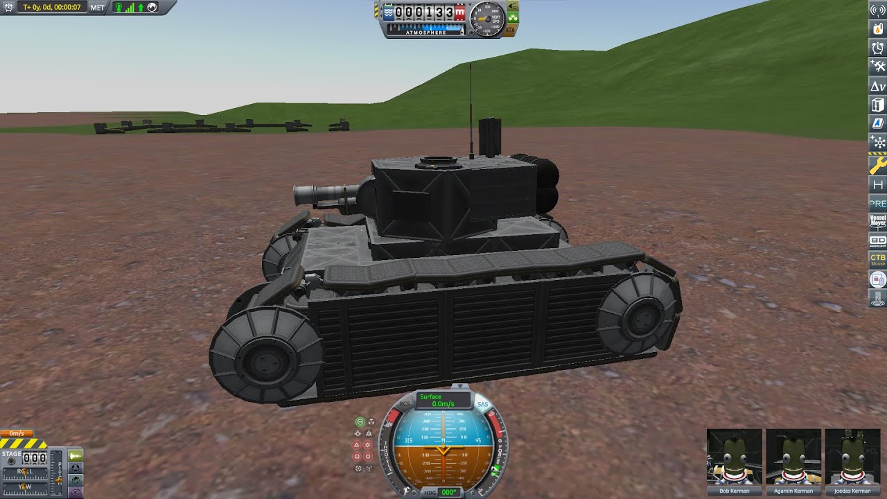 KSP Heavy Battle Tank Demonstration - YouTube