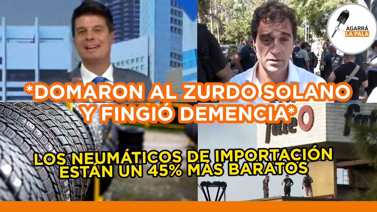 EL ZURDO SOLANO PISÓ EL PALITO, LE PEGARON LA DOMADA DEL SIGLO Y FINGIÓ ...