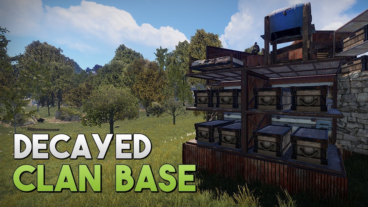 DECAYED CLAN BASE! - Rust SOLO Survival - YouTube