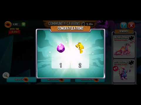 Dragon City ~ COMMUNITY CAVERNS Event ( I got enough orbs to summon ...