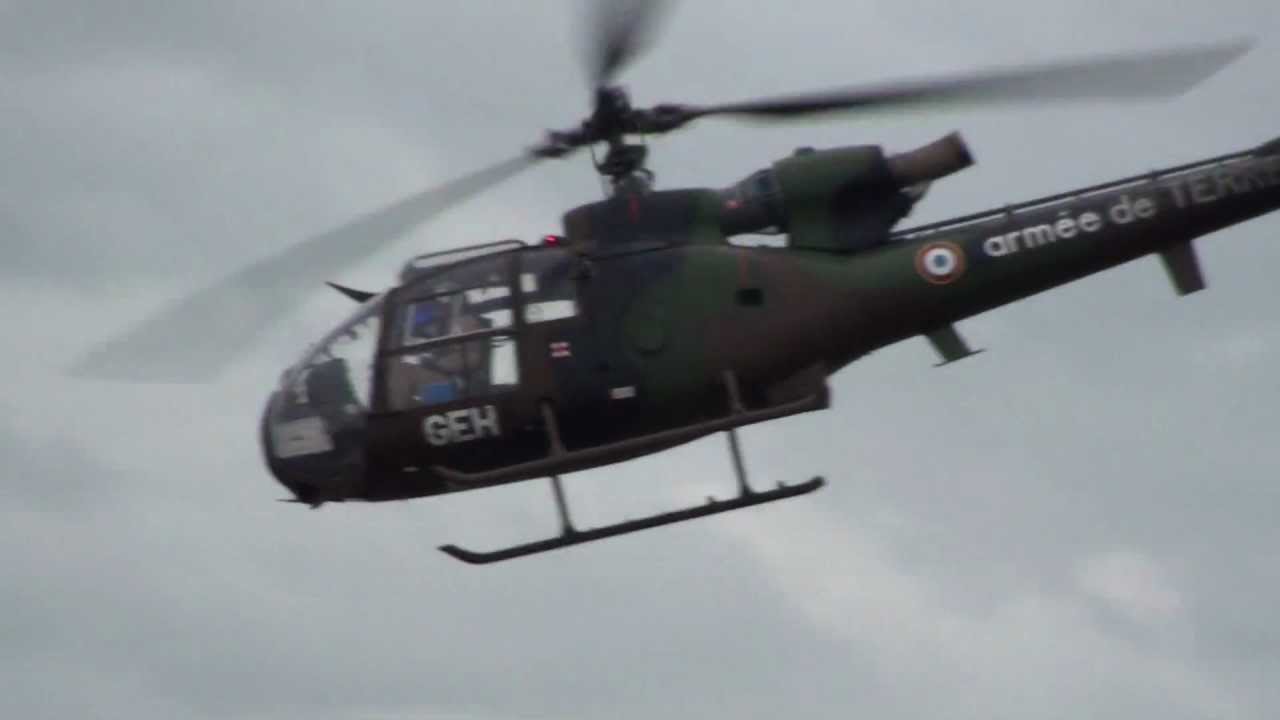 SA 342 M Gazelle Aérospatiale Full HD LFTA 2011 Meeting Aérien FOSA ...