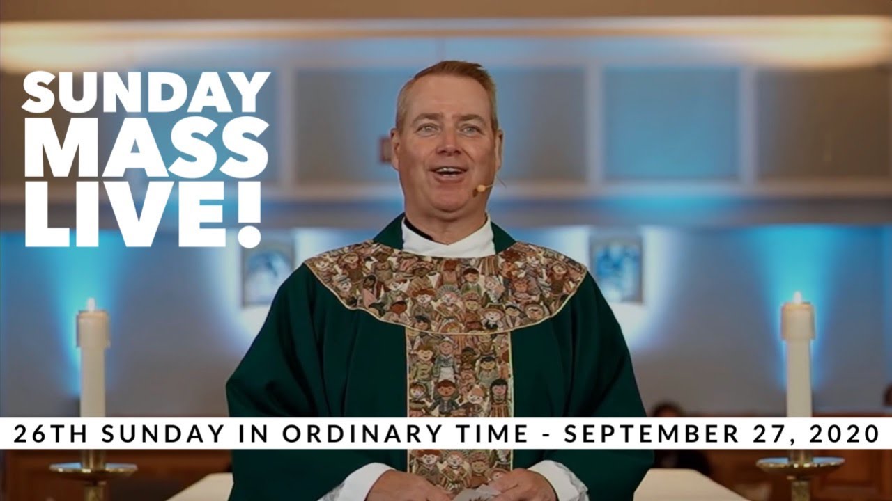 Sunday Mass LIVE! (9/27/20 at 11 a.m.) - YouTube