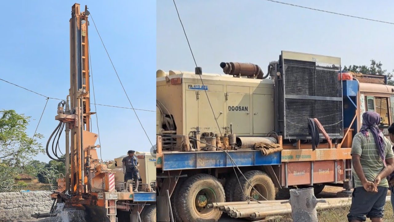Borwell Drilling Machine || Borwell - YouTube