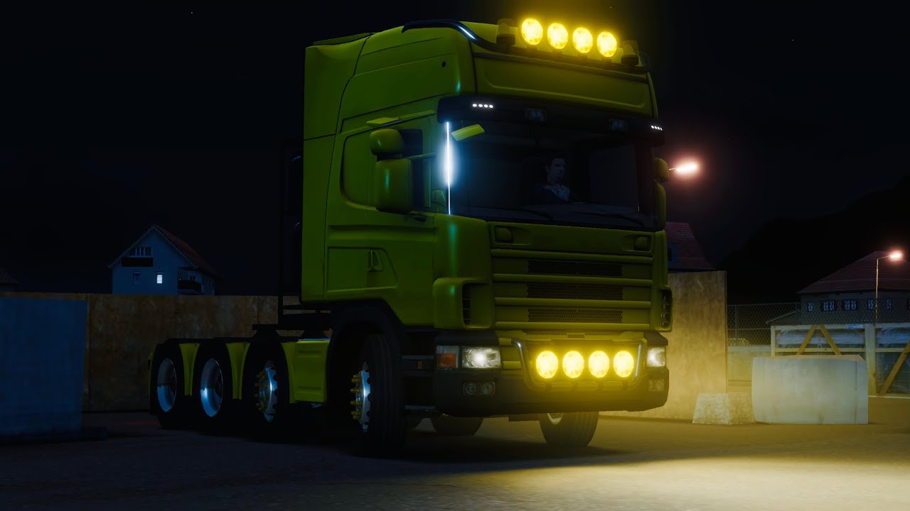 Old Classic Scania Night High Speed Driving | Truckers of Europe 3 ...