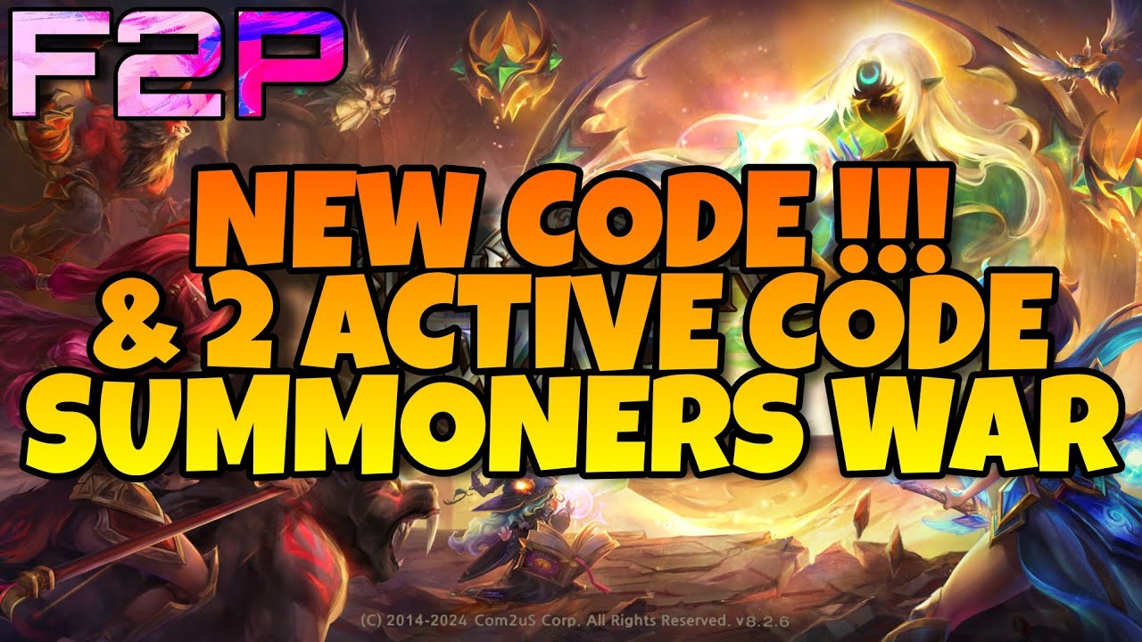 NEW CODE + 2 ACTIVE CODE !!! SUMMONERS WAR - YouTube