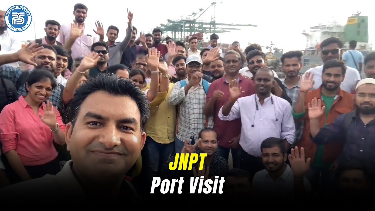 JNPT Port visit | Container Loading and unloading in Ship | Import ...
