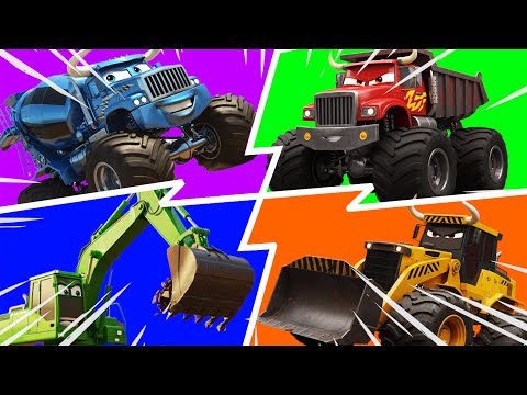 Super Monster Bull Trucks – Horns Up, Power On! + More Nursery Rhymes & Kids Songs - Melody Kids Tv