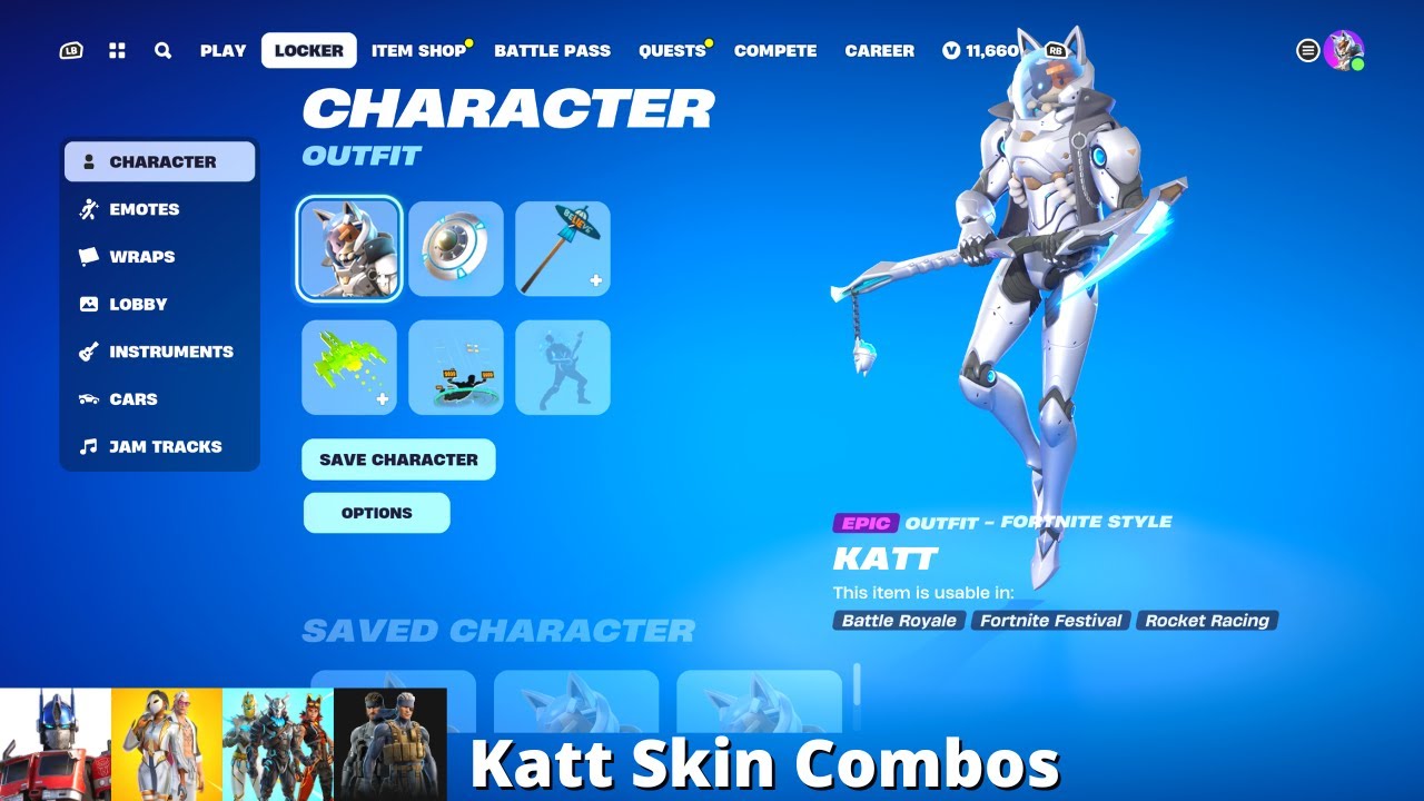 Katt Skin Combos (Fortnite Battle Royale) - YouTube