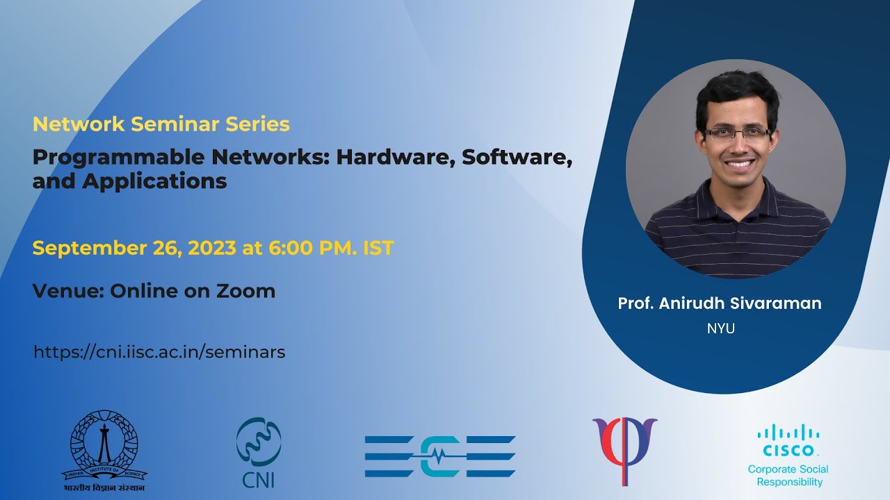 Programmable Networks: Hardware, Software, and Applications | Prof ...