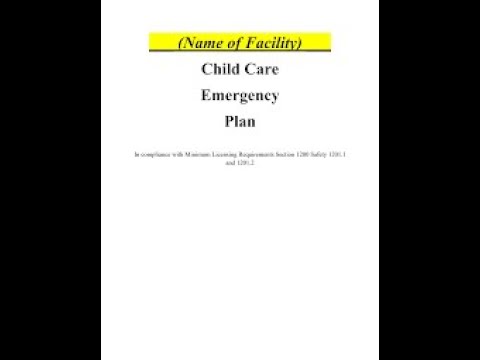 The How To Guide for the Licensing Emergency Plan - YouTube