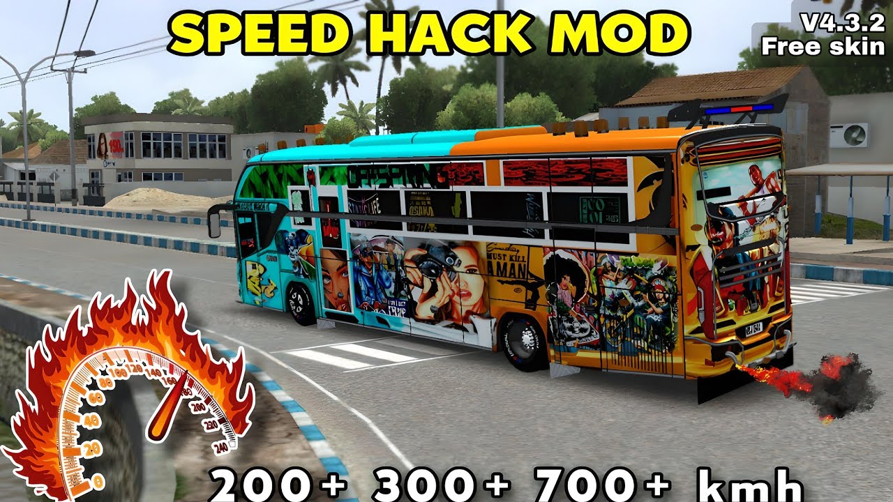 BUSSID MOD /SPEED HACK/HIGH SPEED MOD V4.3.2/Free skin /check ...