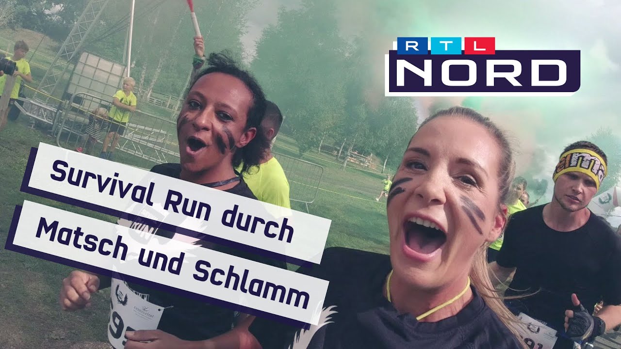 Matsch, Schlamm und Schweiß - Kim geht beim Survial-Run an den Start ...